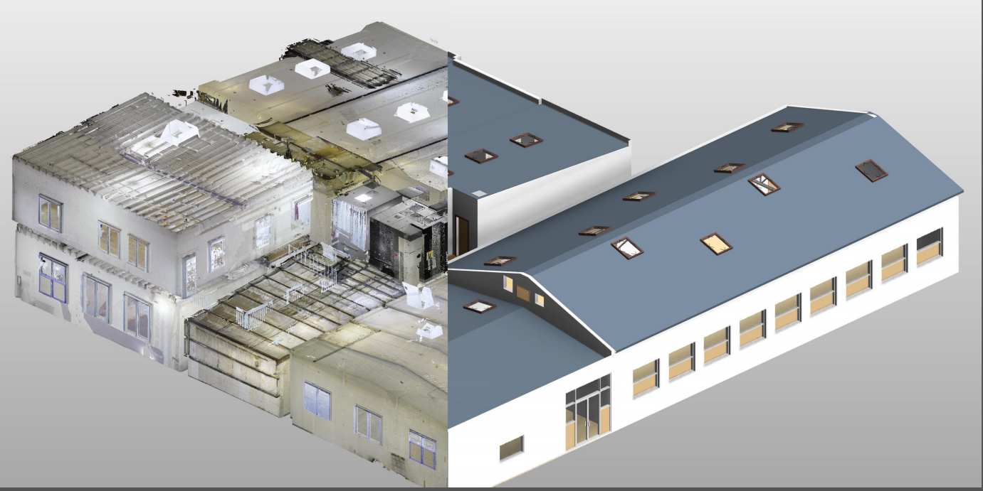 Point Cloud to 3D Model Conversion Services – Cadbricks